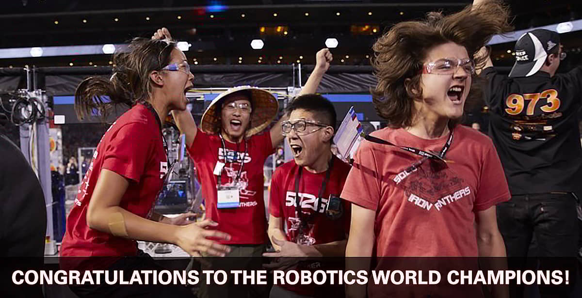 Robotics Team World Champions Thank DATRON - DATRON Dynamics